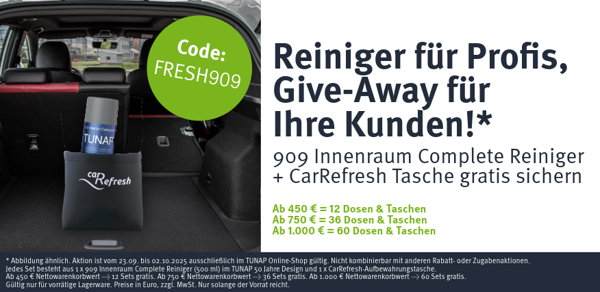 TUNAP Online-Shop für Werkstattchemie